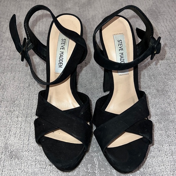 Steve Madden | Shoes | Steve Madden Marta Womens Black High Heel ...